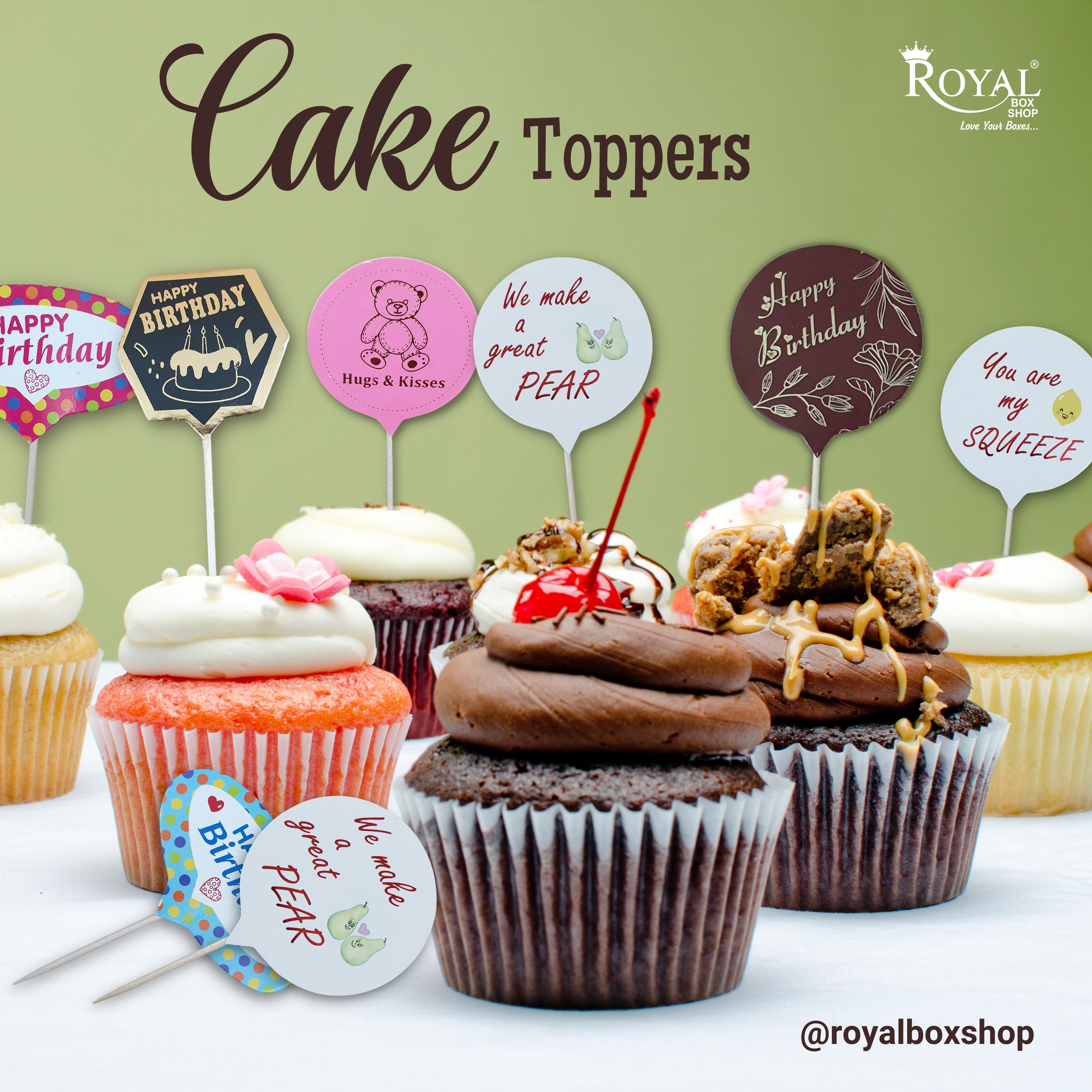 Buy Birthday Cake Toppers, Tags & Stickers at Wholesale Rates – Royal ...