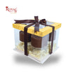 Tall Transparent Square Box with Ribbon – Perfect for Cakes & Gifts ...