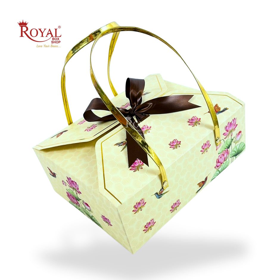 Tall Transparent Square Box with Ribbon – Perfect for Cakes & Gifts ...